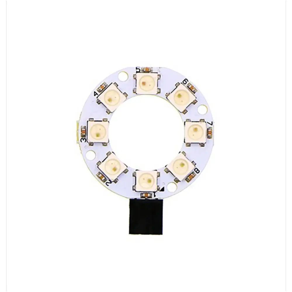 ELECFreaks 8 RGB Rainbow LED Ring - RobotShop