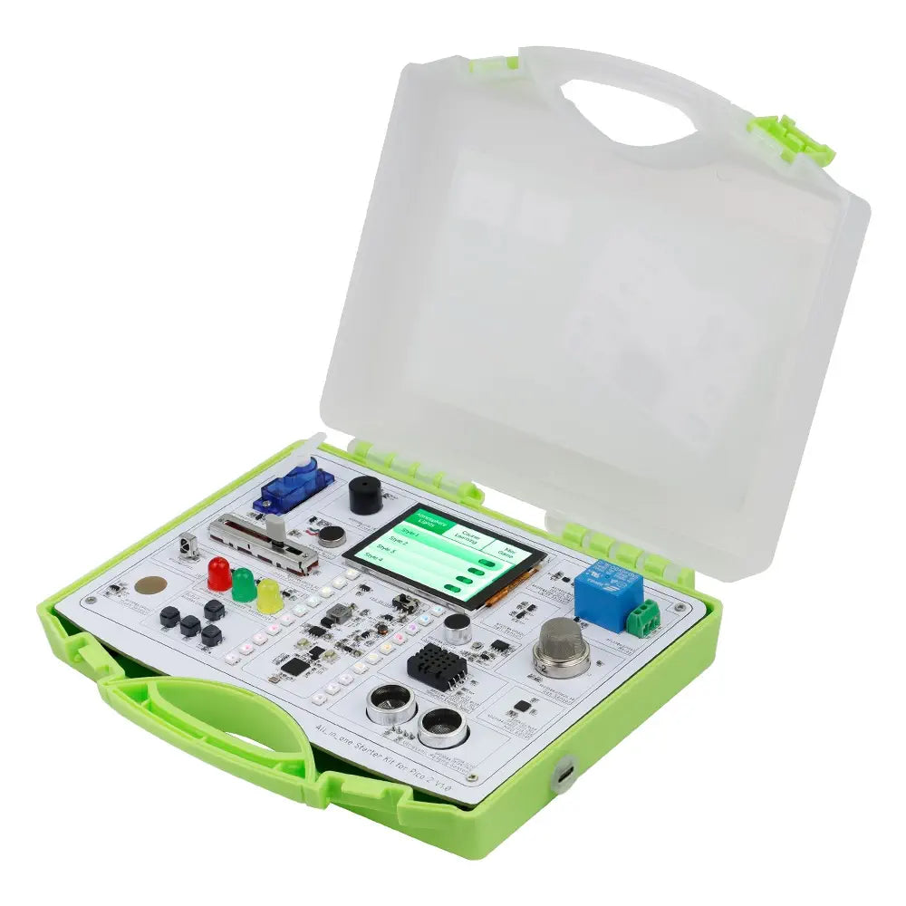 Elecrow All-in-1 Starter Kit for Pico 2 RP2350 w/ Common Board Design ...