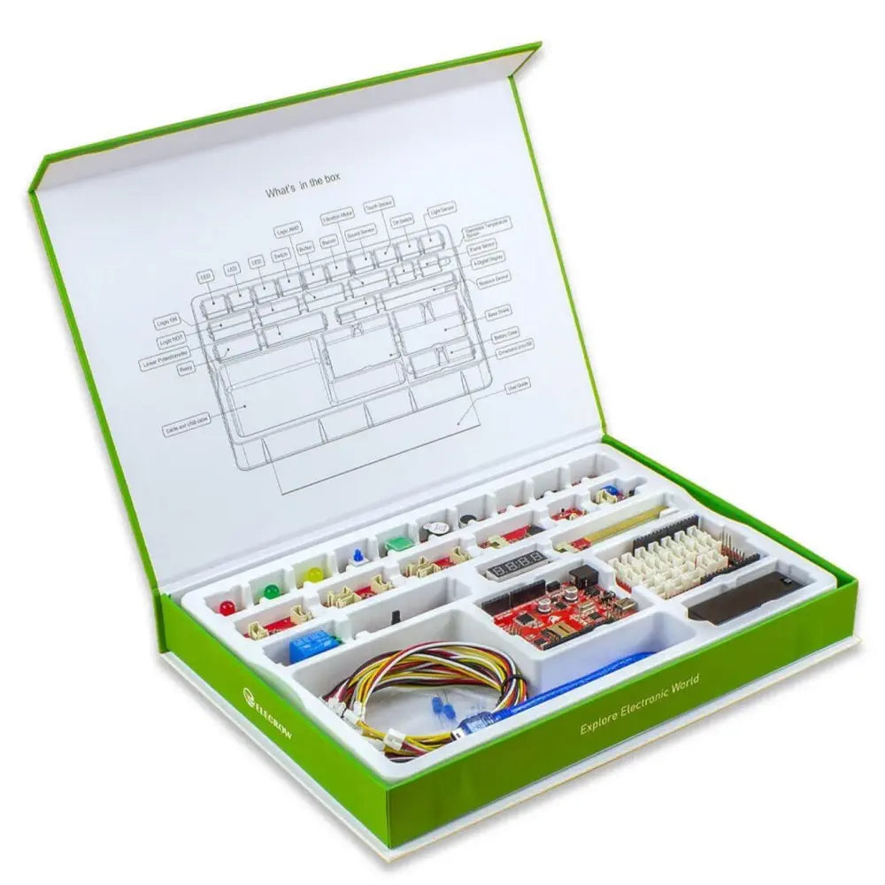 Elecrow Crowtail Starter Kit for Arduino - RobotShop