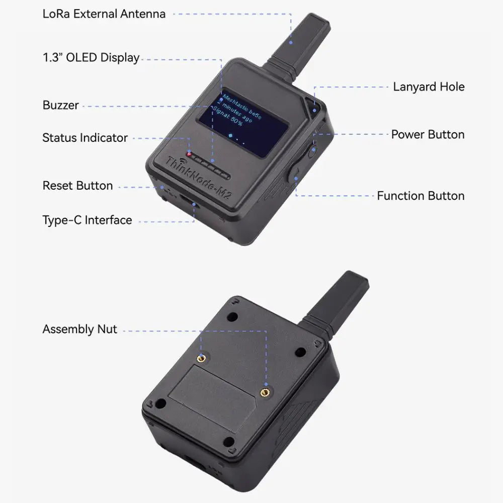 Elecrow ThinkNode M2 LoRa Meshtastic Signal Transceiver Powered by ...