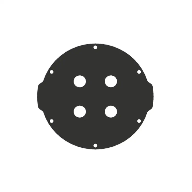 BlueRobotics 75 mm / 3-inch End Cap 4x M10 Hole - 1000m - RobotShop