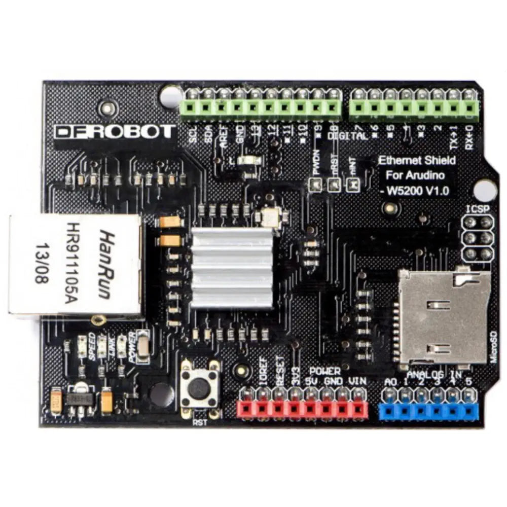 Ethernet W5200 Shield for Arduino - RobotShop