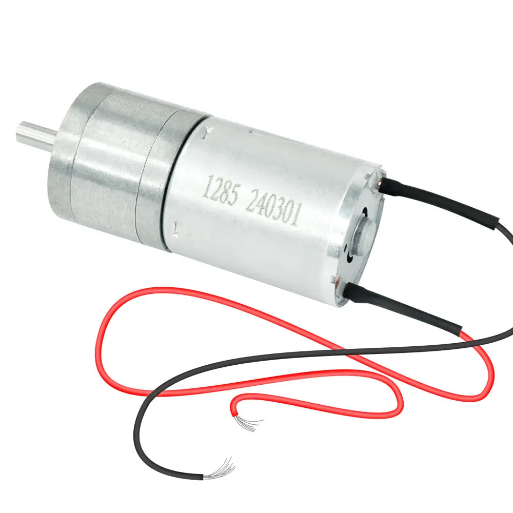 DC 12V 350RPM Motor High-Speed Geared Motor for Robat Car 25mm Outer ...