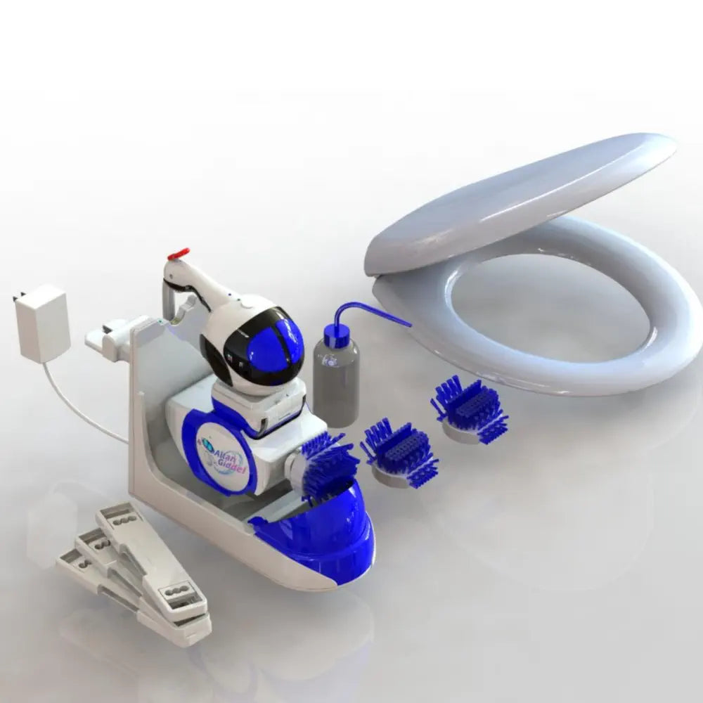 Giddel Toilet Cleaning Robot + Round Seat Kit - RobotShop