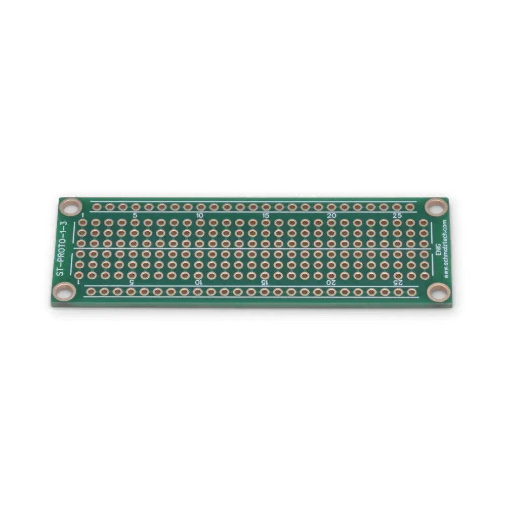 Prototyping PCB, Protoboard - 1" x 3" - RobotShop