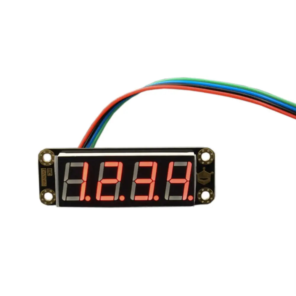 DFRobot Gravity 4-Digital LED Segment Display Module (Red) - RobotShop