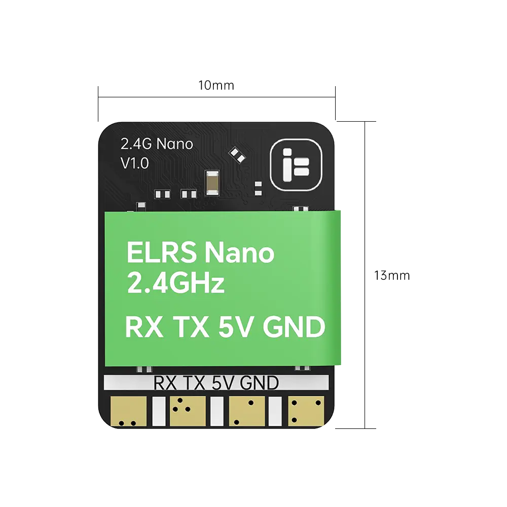 iFlight ExpressLRS ELRS Nano Receiver 2.4G RX+40mm Mini Antenna - RobotShop