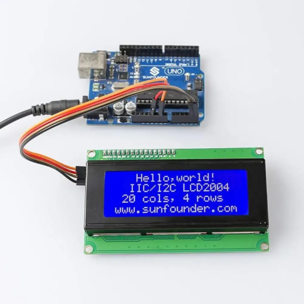 IIC/I2C/TWI Serial 2004/20x4 LCD Module Shield for Arduino Uno/Mega2560 ...