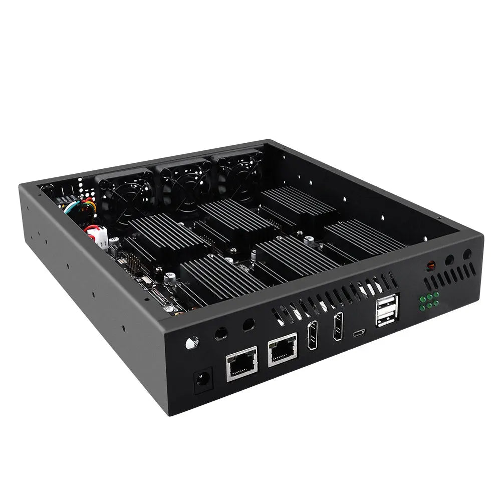 ITX Case Kit for Deskpi Super6c Raspberry Pi CM4 Cluster Mini-ITX Board ...