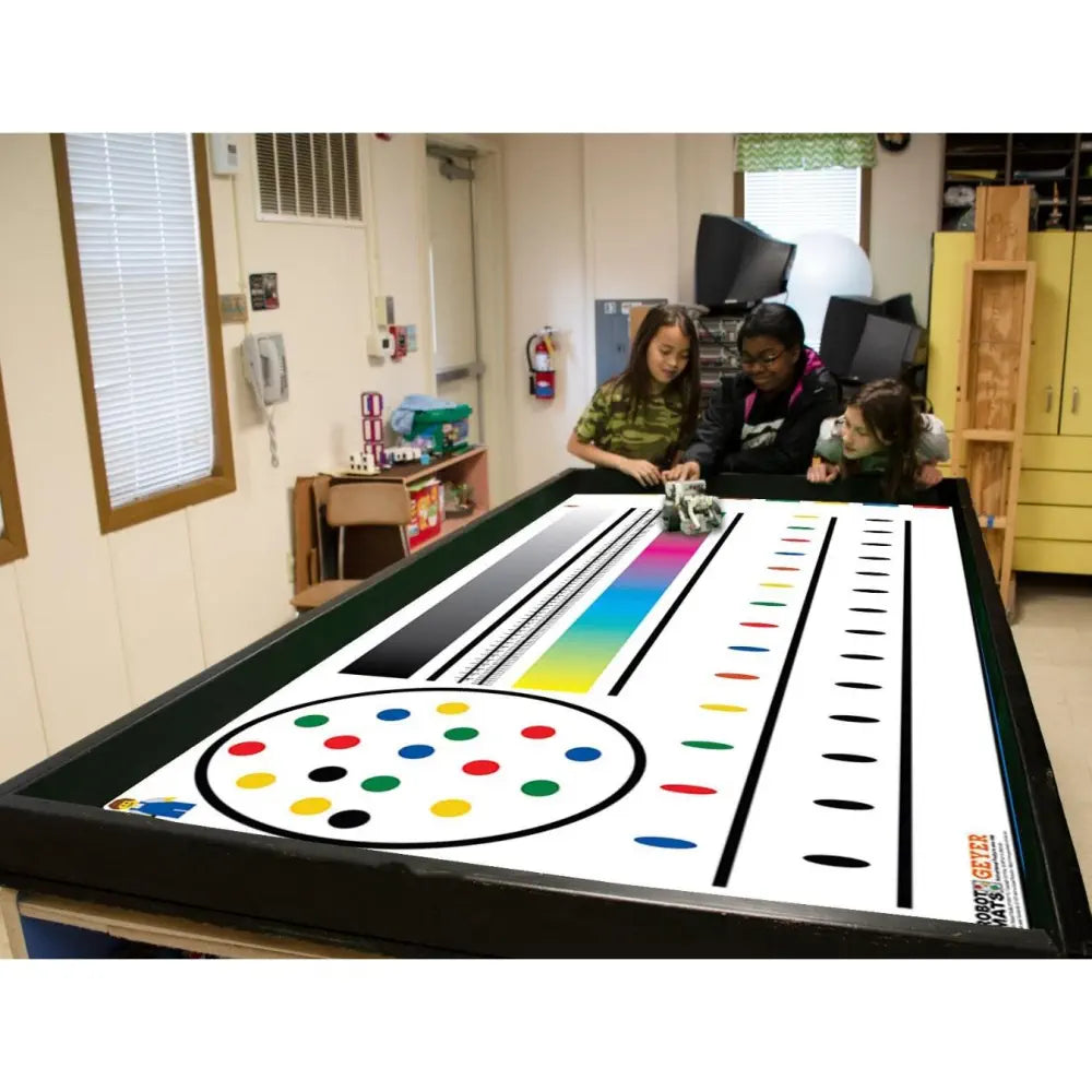 Light Sensor Mania Robotics Challenge Mat (FLL Size) - RobotShop