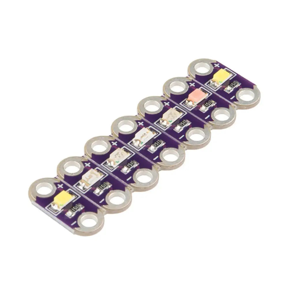 LilyPad Rainbow LED (6 Colors) - RobotShop