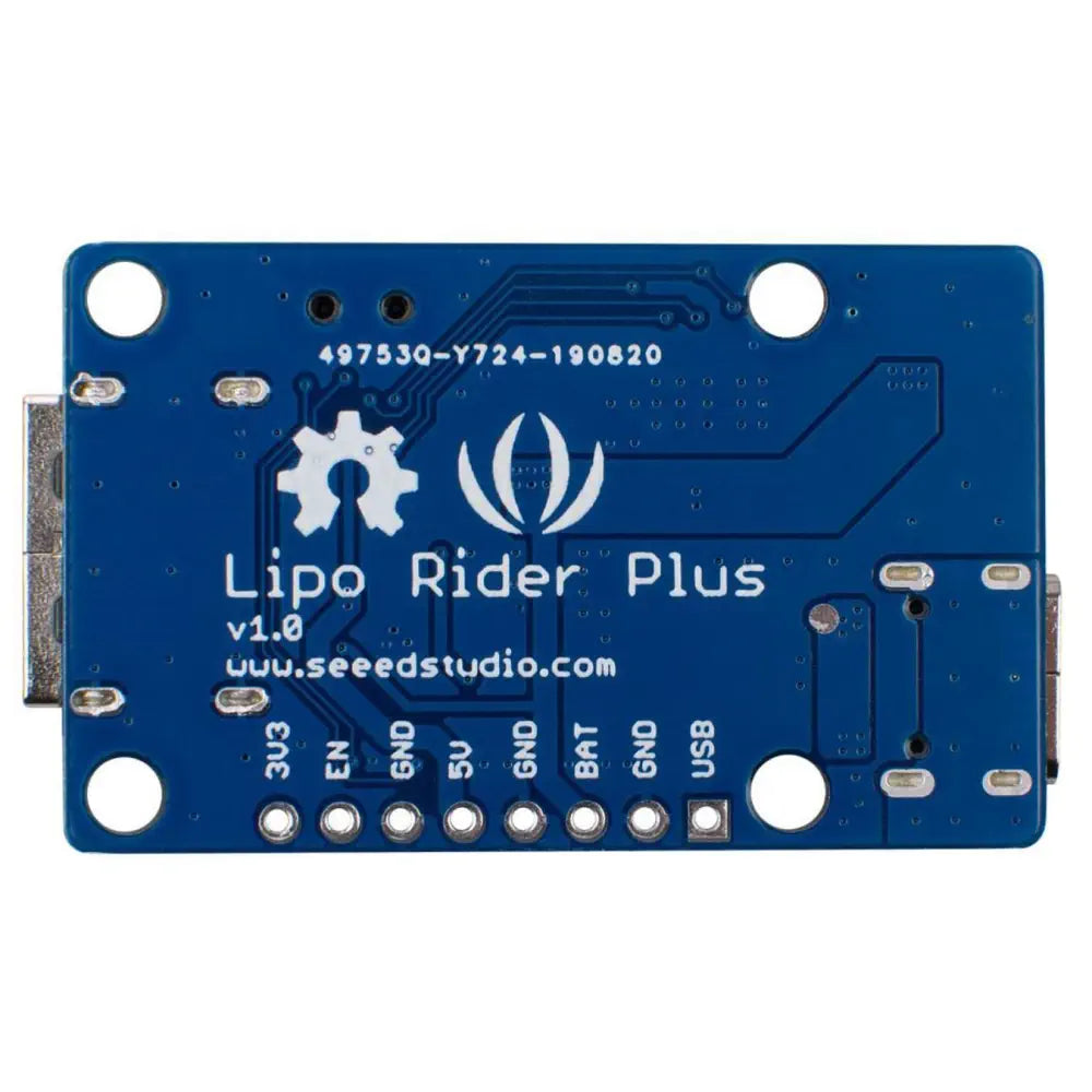 LiPo Rider Plus Charger/Booster - 5V/2.4A USB Type C - RobotShop
