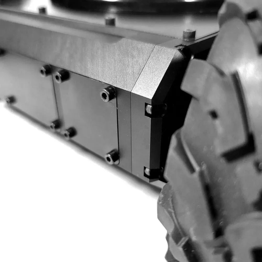 Lynxmotion - A4WD3 Rugged Wheeled Rover Autonomous Kit - RobotShop