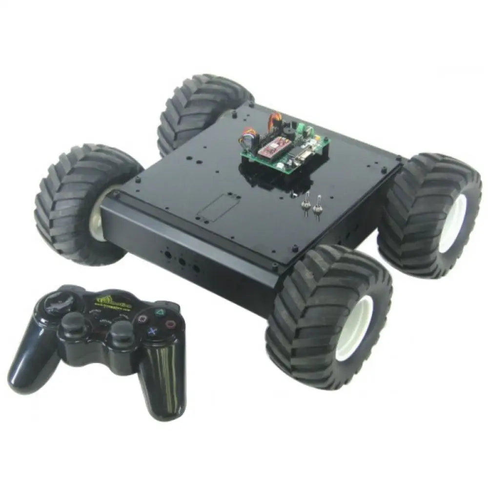 Lynxmotion A4WD1 PS2 Rover Kit - RobotShop