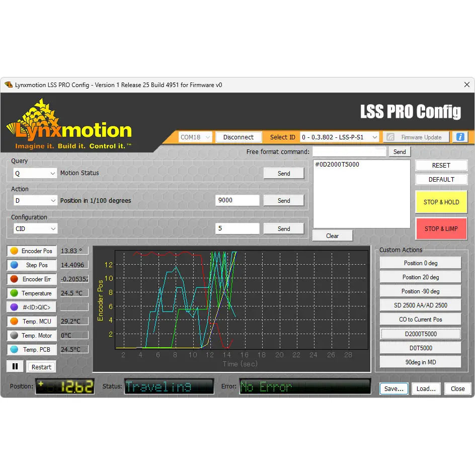 Lynxmotion LSS PRO Configuration Software or LSS-PRO-Config (Download ...
