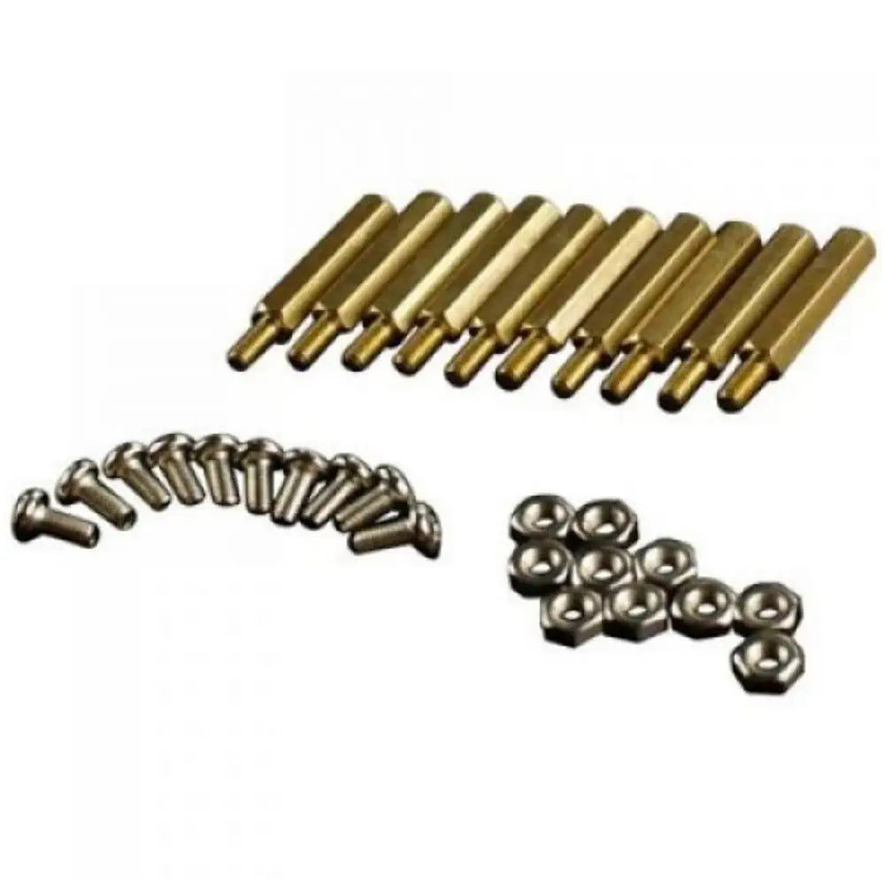 M3 x 20mm Hex Standoff Mounting Kit (10pk) - RobotShop