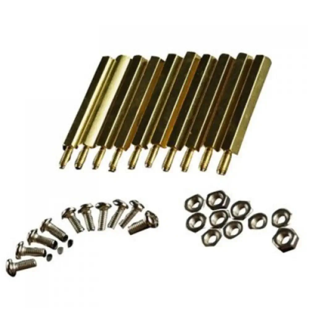 M3 x 30mm Hexagonal Standoffs Kit (10pk) - RobotShop