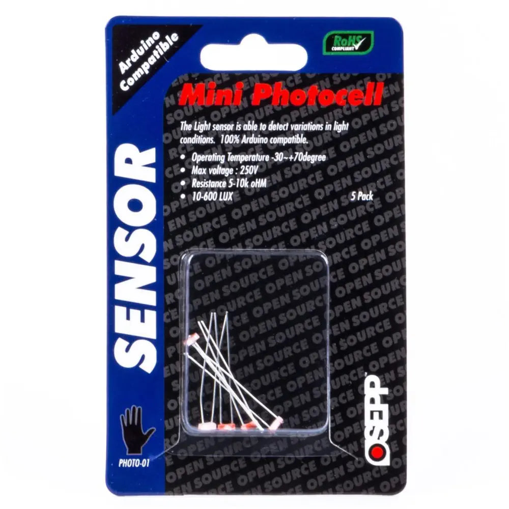 Mini Photocell Light Sensor (5pk) - RobotShop