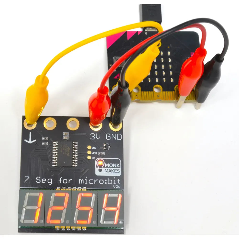 Monk Makes 7-Segment for micro:bit - RobotShop