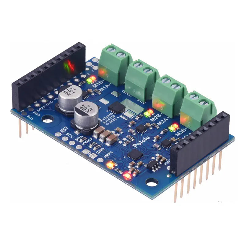 Motoron M3S550 Triple Motor Controller Shield for Arduino (Connectors ...
