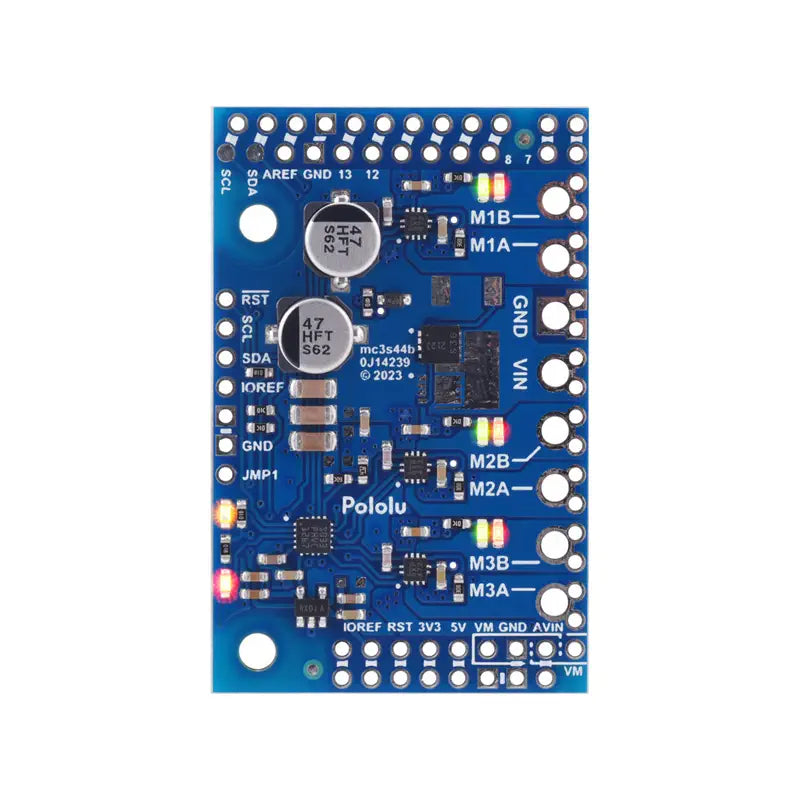 Motoron M3S550 Triple Motor Controller Shield Kit for Arduino - RobotShop