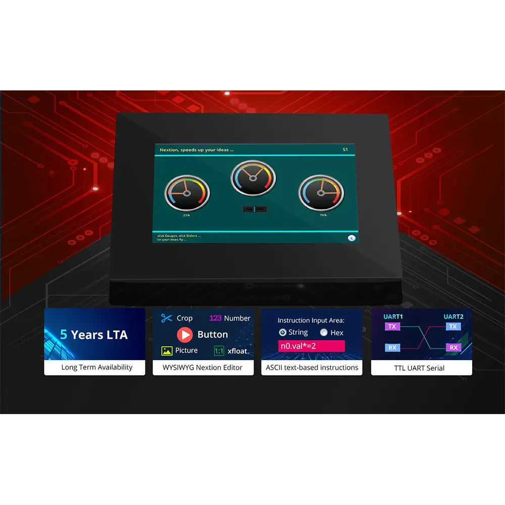 Nextion 4.3 inch Intelligent Series HMI Touch Display with Enclosure ...