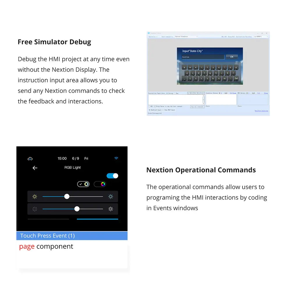 Nextion 4.3” Enhanced Series HMI Touch Display (NX4827K043) - RobotShop