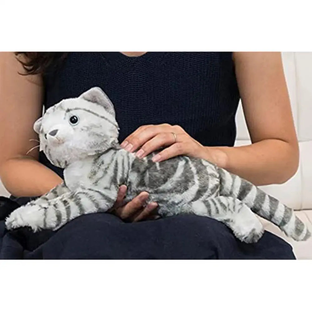 Trendmaster Interactive Plush Robot Cat Gray Stripes - RobotShop