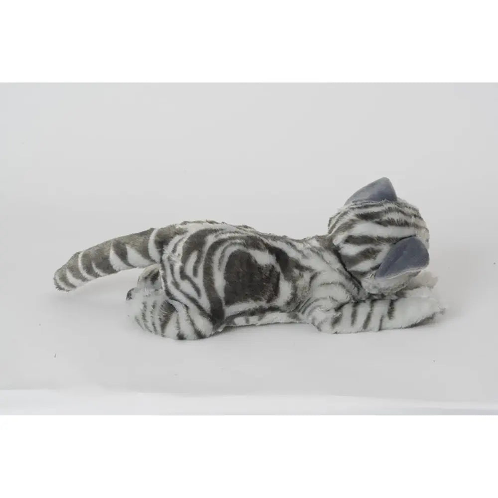 Trendmaster Interactive Plush Robot Cat Gray Stripes - RobotShop