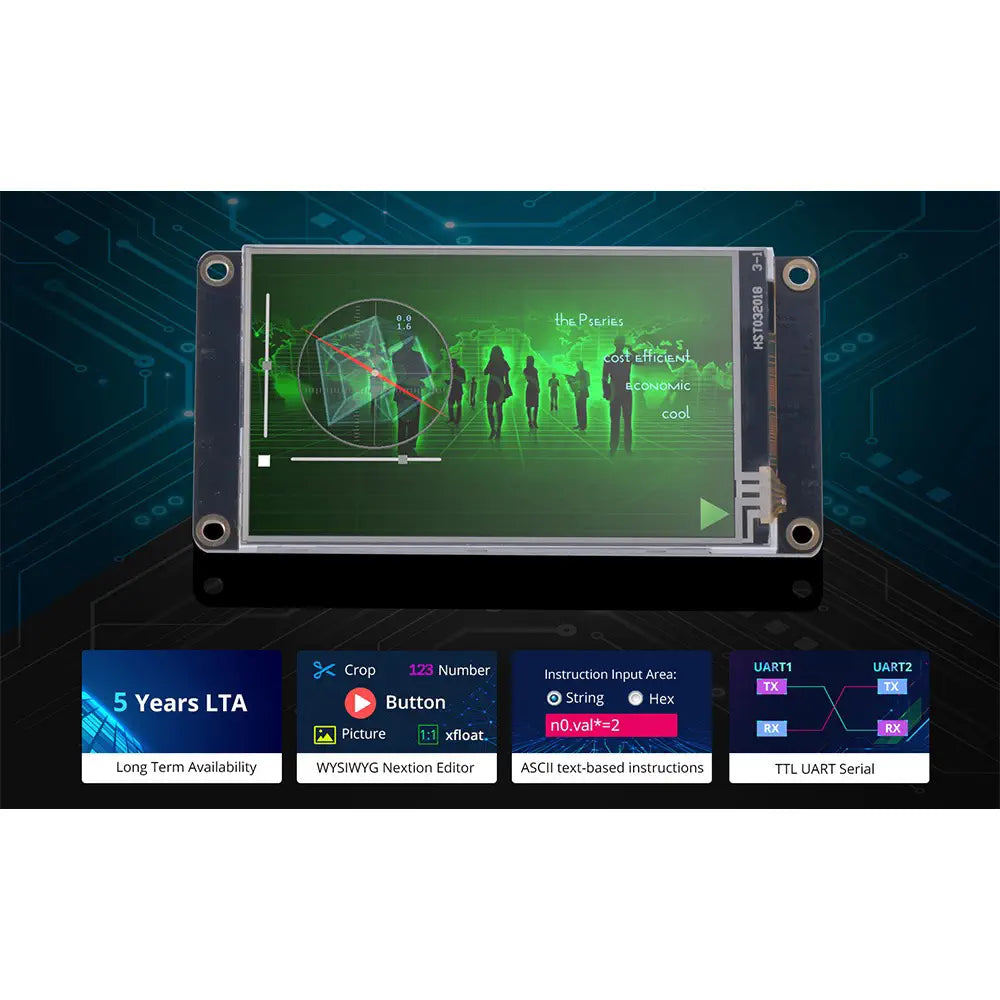 NX4024K032 Nextion 3.2” Enhanced Series HMI Touch Display - RobotShop