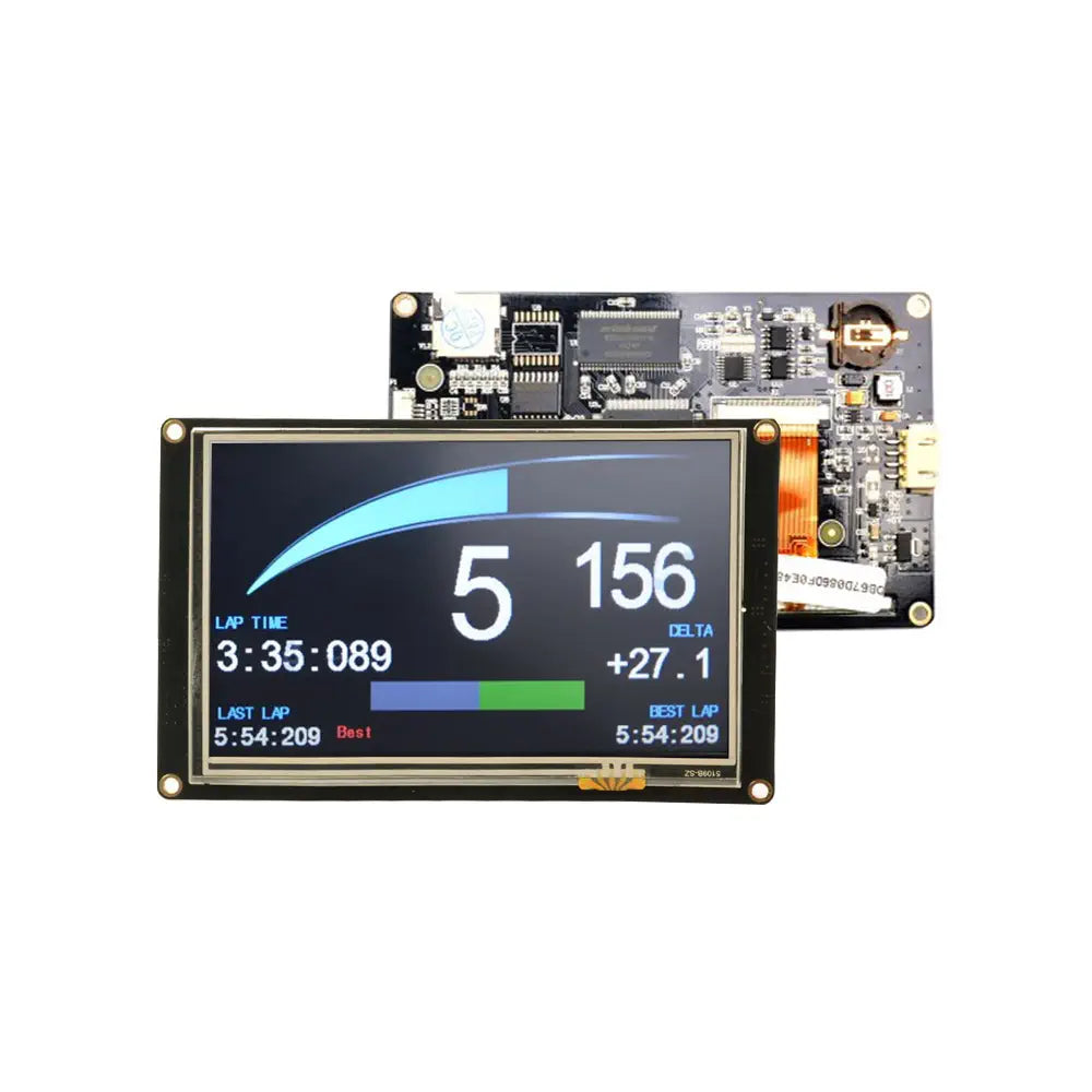 Nextion NX8048K050 5-Inch Enhanced Series Resistive HMI Touch Display ...