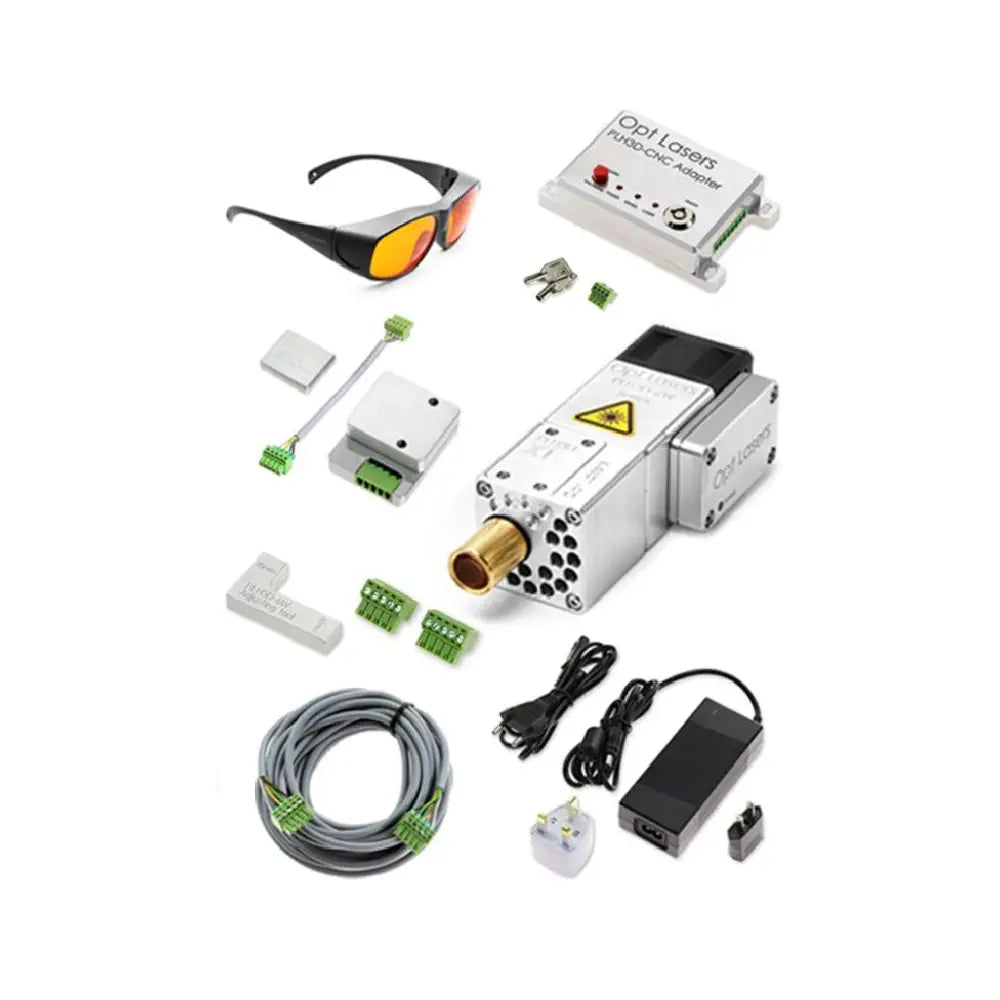 Opt Lasers OpenBuilds Lead CNC Laser Kit, PLH3D-XT-50, HP Air Nozzle ...