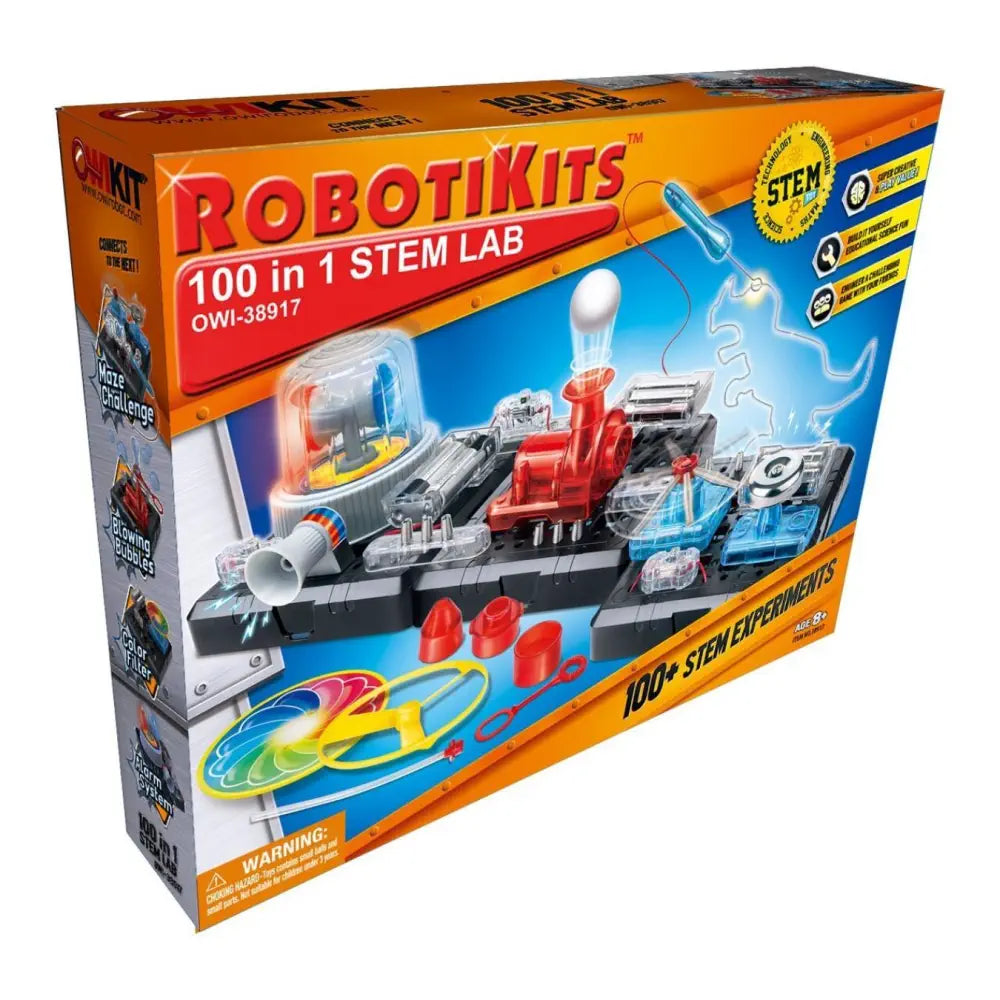Laboratorio STEM RobotiKits 100 en 1 de OWI - RobotShop