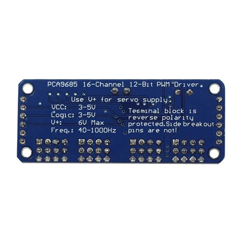 PCA9685 16-Channel 12-Bit PWM Servo Driver - RobotShop