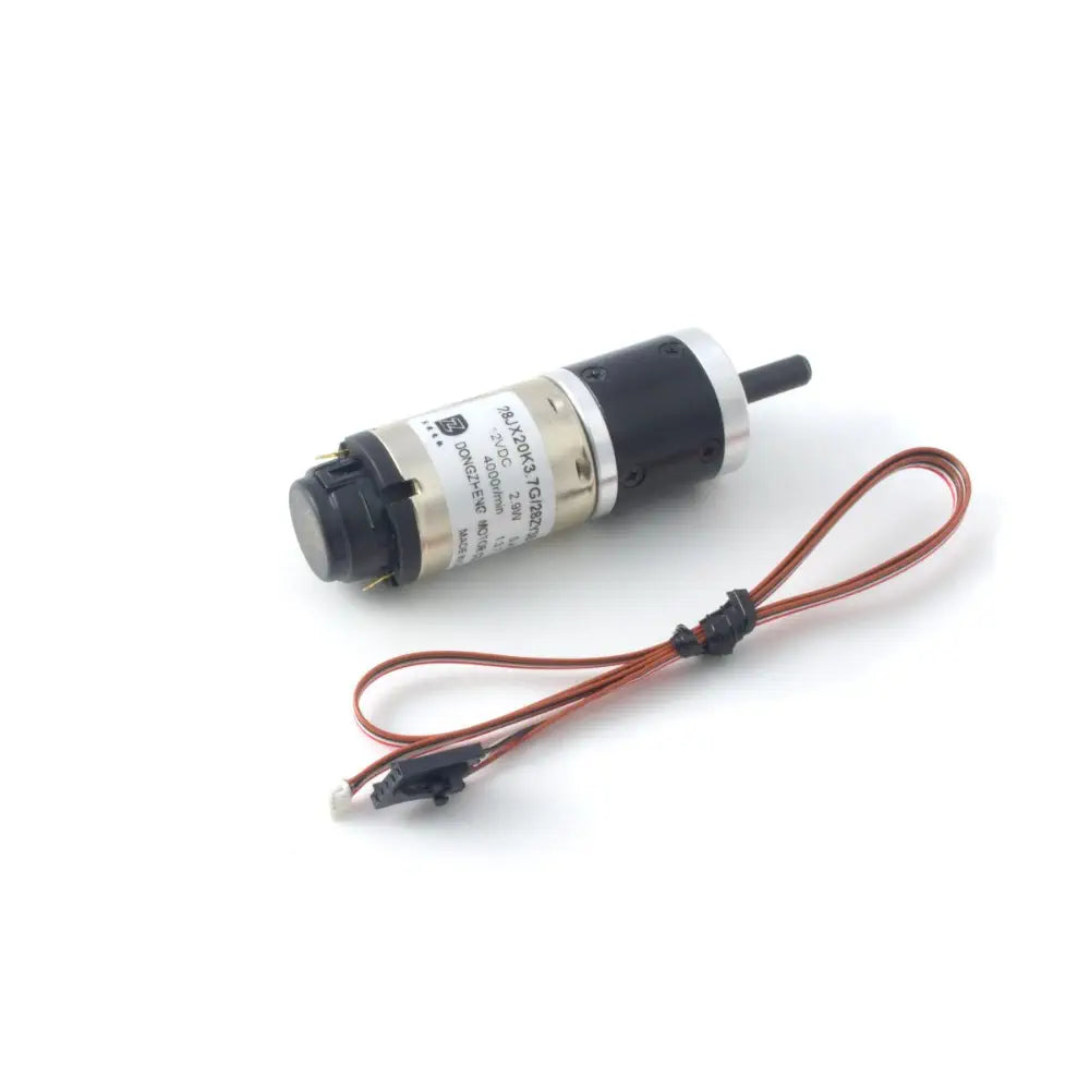 Phidgets 12V/0.2Kg-Cm/1080rpm 3.7:1 DC Gear Motor w/ Encoder - RobotShop