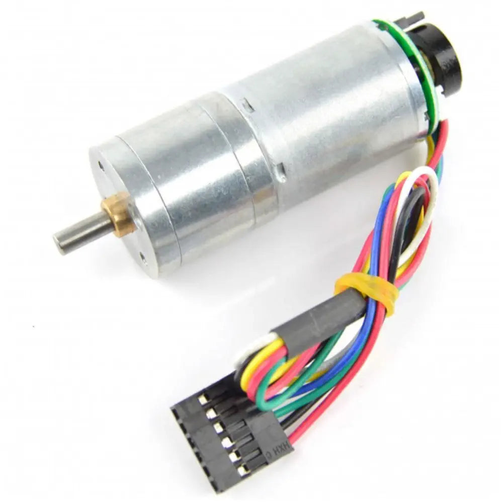 Pololu 12V, 34:1 Metal Gear Motor MP w/ 48 CPR Encoder - RobotShop