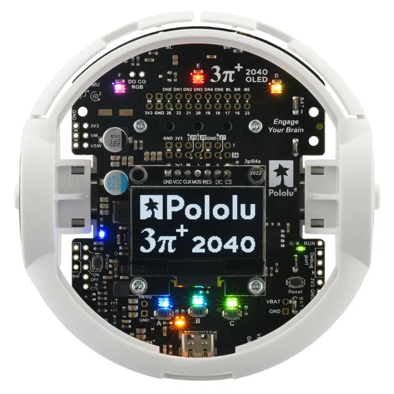 Pololu 3pi+ 2040 Robot - Hyper Edition (15:1 HPCB Motors), Assembled ...