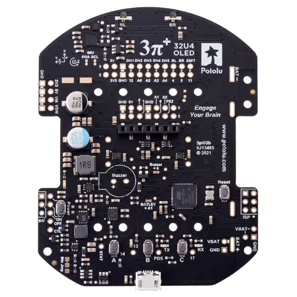 Pololu 3pi+ 32U4 OLED Control Board - RobotShop