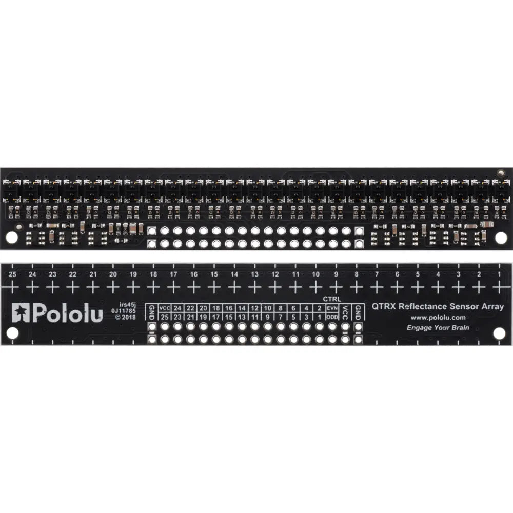 Pololu QTRX-HD-25A Reflectance Sensor Array: 25-Channel, 4mm Pitch ...