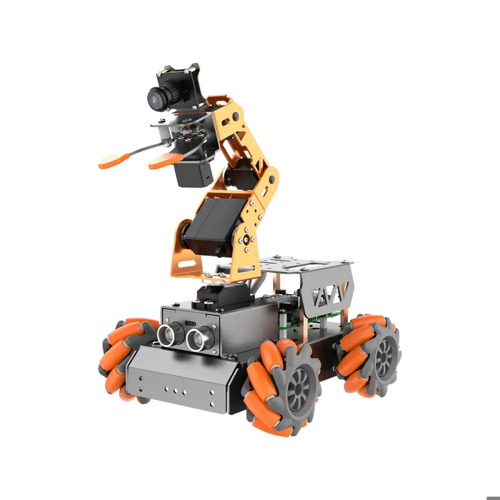 Robot Arm de Visión AI Hiwonder MasterPi c/ Ruedas Mecanum Car ...