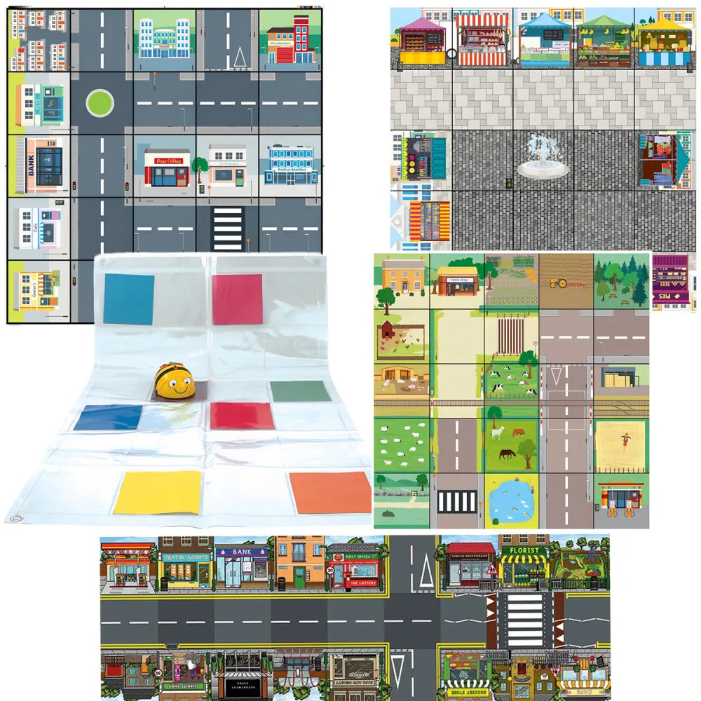 TTS Bee Bot Community & People Bundle Programmable STEM Robot with 5 ...