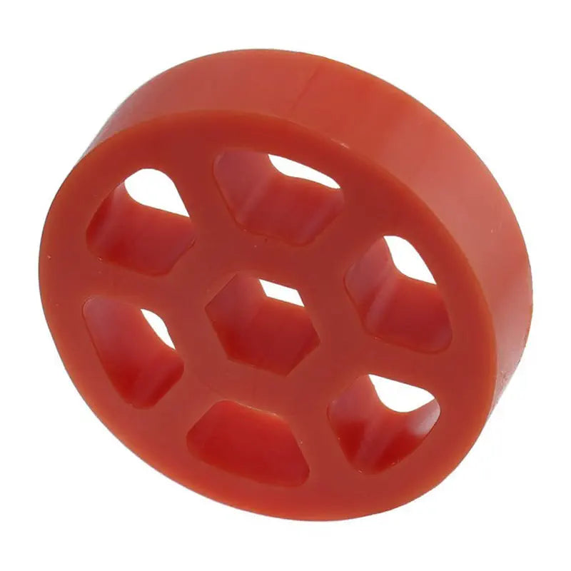 AndyMark Compliant Wheel 2in Diameter 1/2in Hex Orange - RobotShop