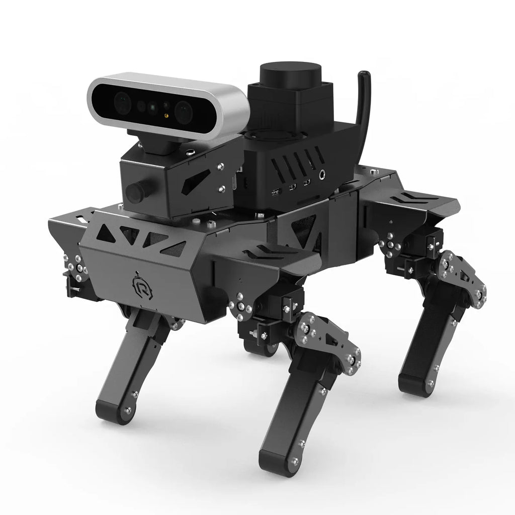 Quadruped Bionic Robot Dog Raspberry Pi AI Robot Kit with TOF Lidar ...