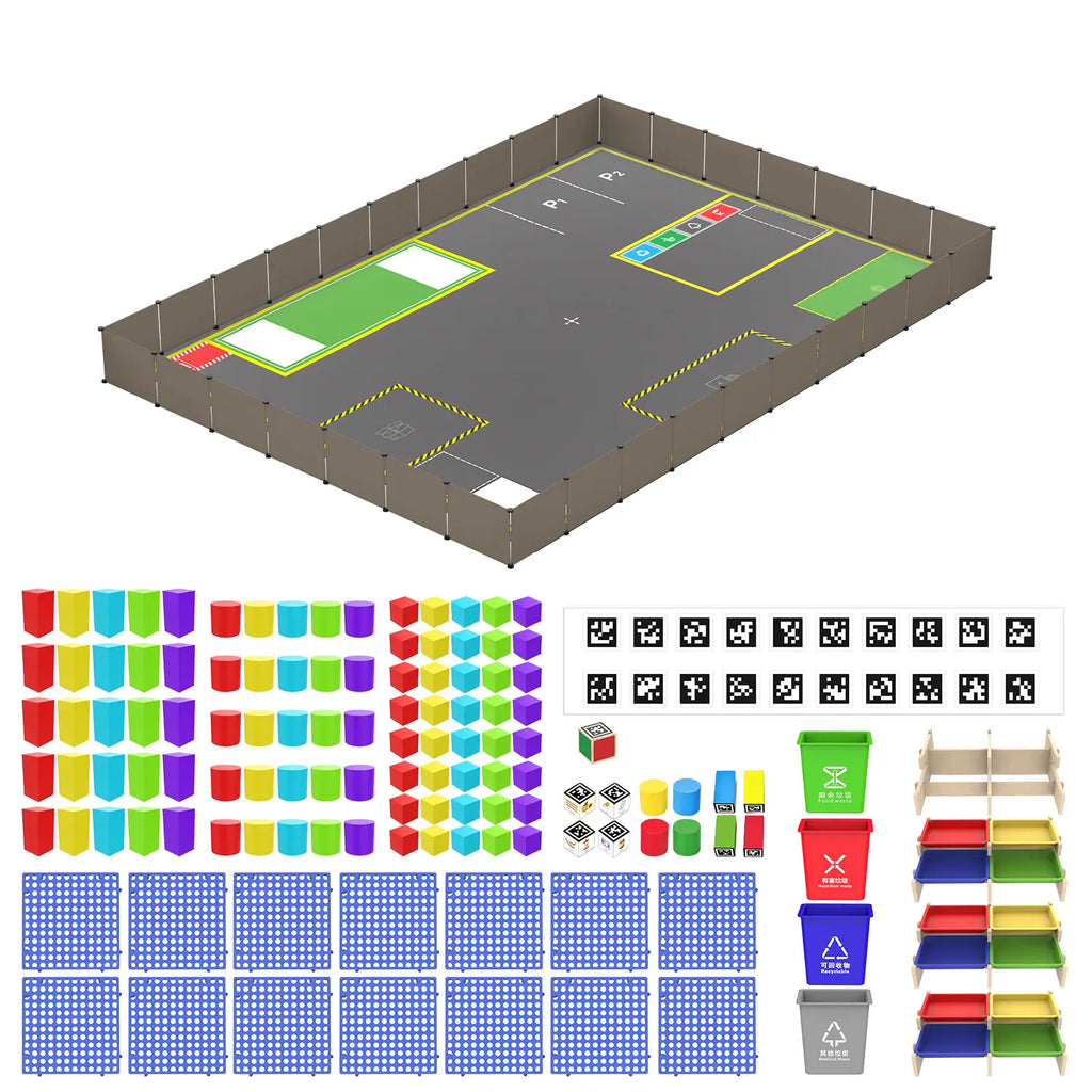 Yahboom Sandbox Map for Robotics AI Large Model Scenario (4.1m × 3m ...