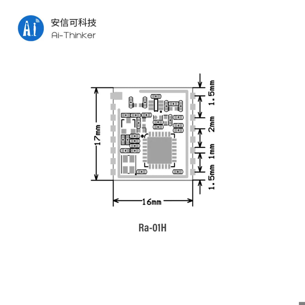 SX1276 Spread Spectrum LoRa Module Ra-01H 868Mhz Wireless Serial to ...