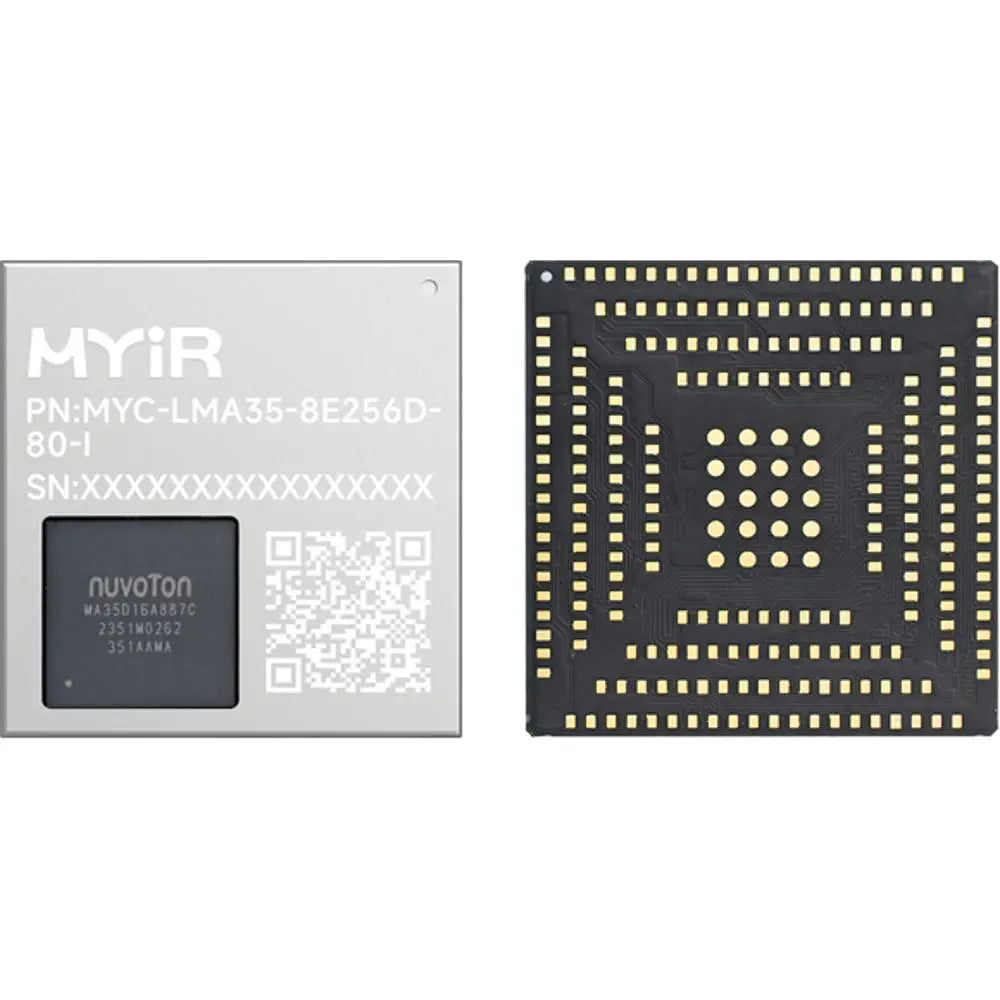 MYIR Nuvoton MA35D1 System-on-Module with 256MB DDR3L and 256MB NAND ...