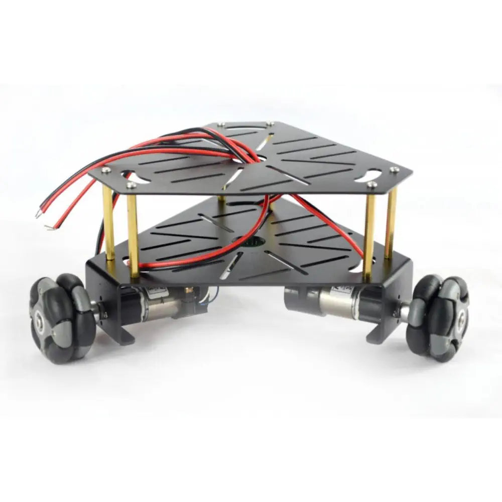 3WD 48mm Omni-Directional Triangle Mobile Robot Chassis - RobotShop