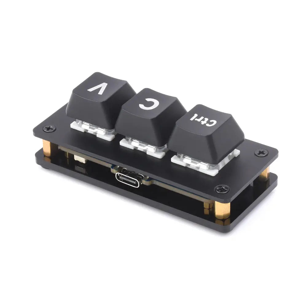 Programmable 3-Key Ctrl C/V Shortcut Keyboard (Basic Version) - RobotShop