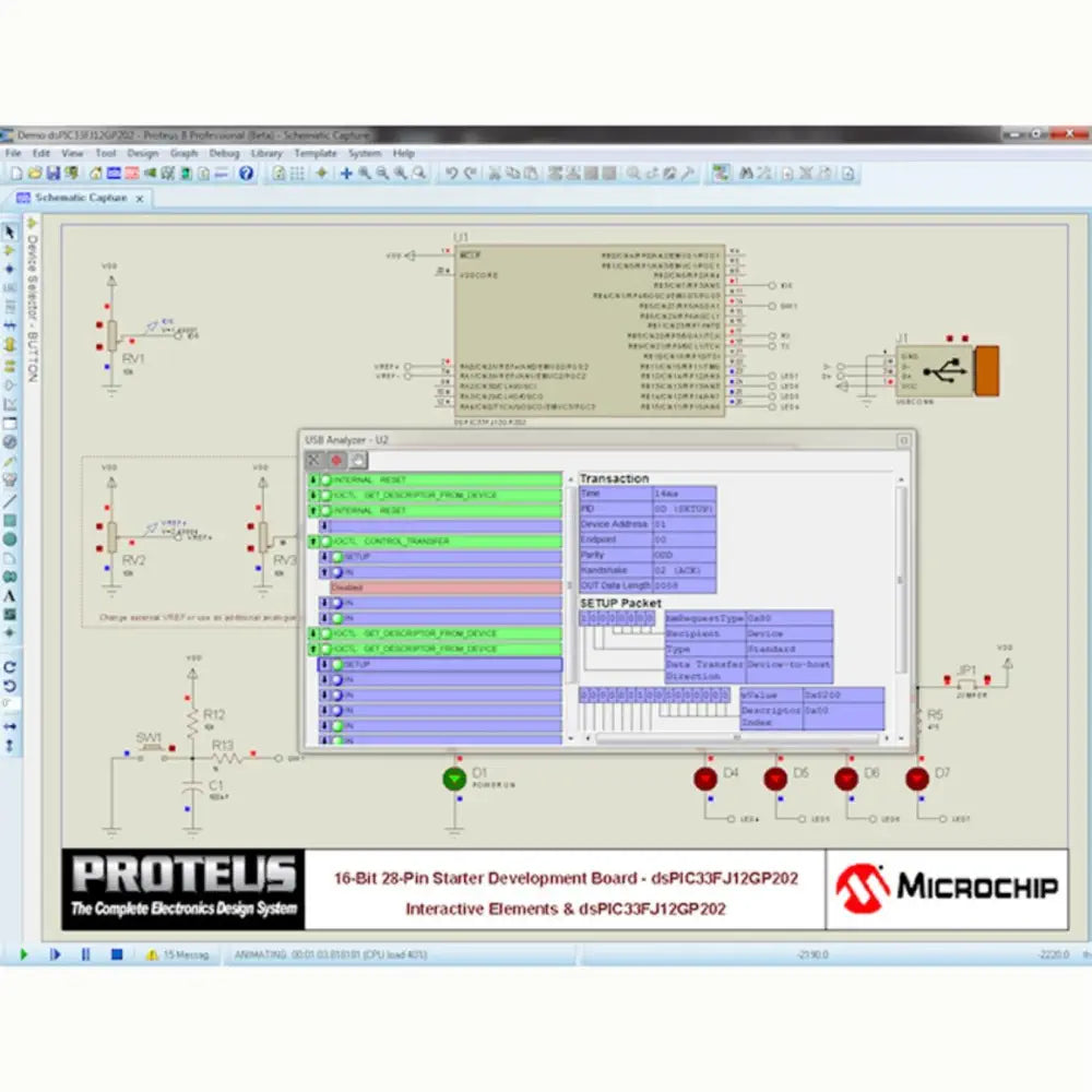 Proteus VSM Software for PIC16 Microprocessor - RobotShop