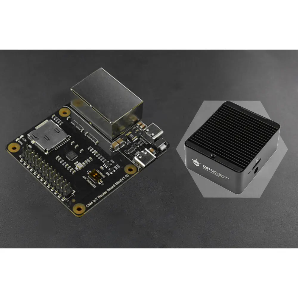 Raspberry Pi Compute Module 4 IoT Router Carrier Board Mini w/ Metal ...